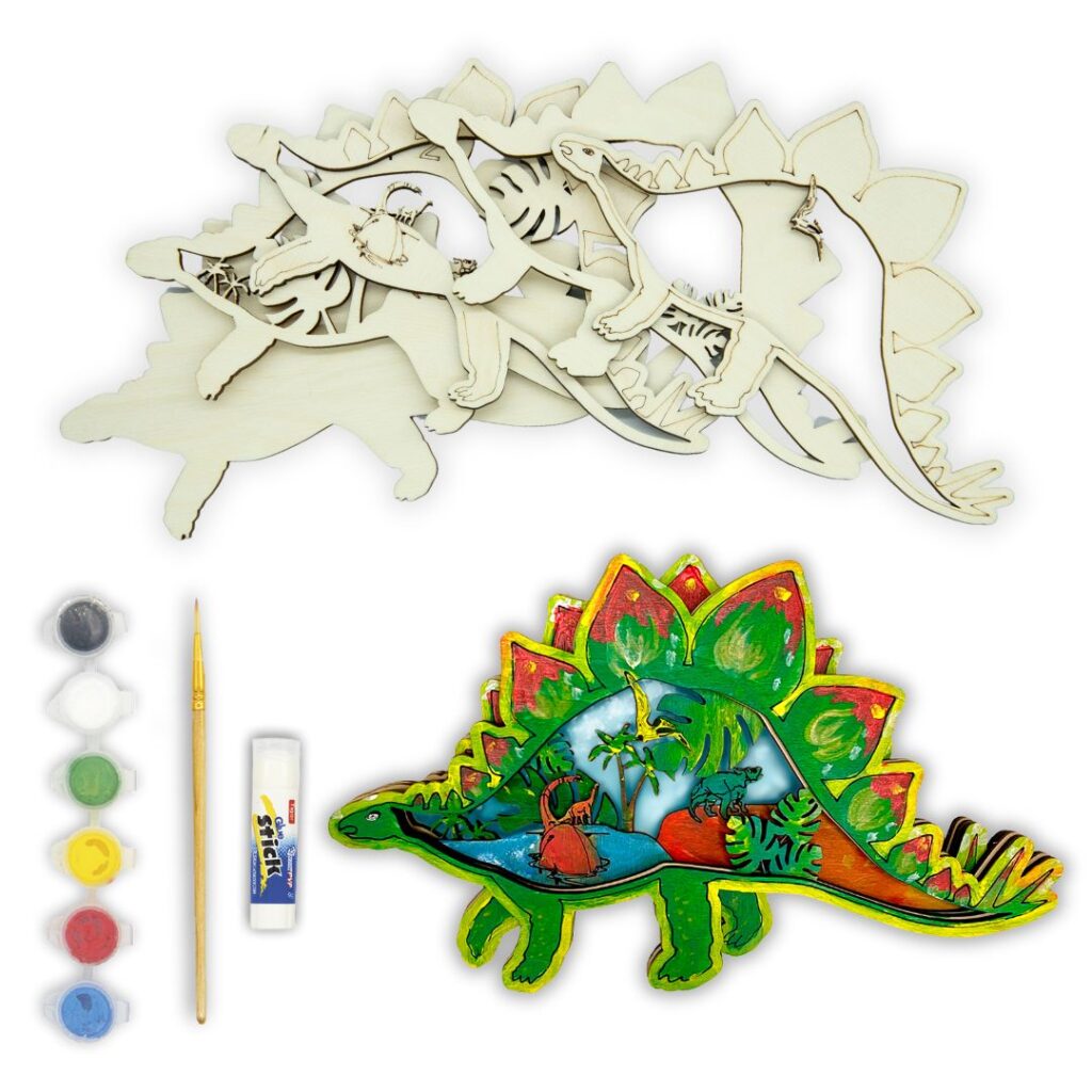 3D Wooden coloring kit | Сreatifwood