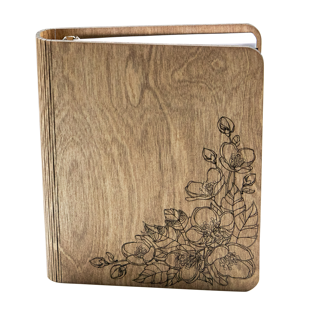 Wooden notebook Spring | Сreatifwood